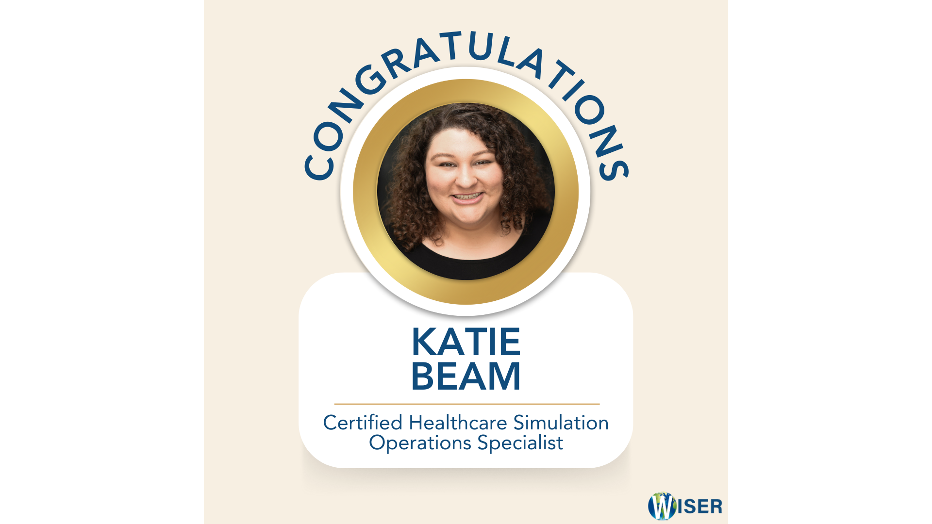 Katie Beam becomes Certified Healthcare Simulation Operations ...